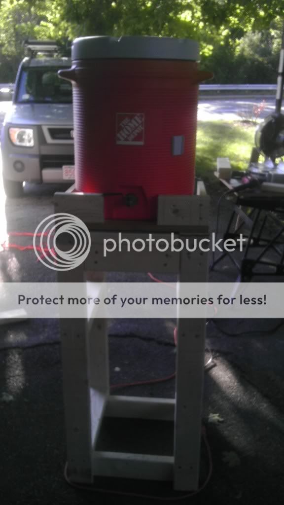 Tilting Mash Tun Stand | Homebrew Talk - Beer, Wine, Mead, & Cider ...