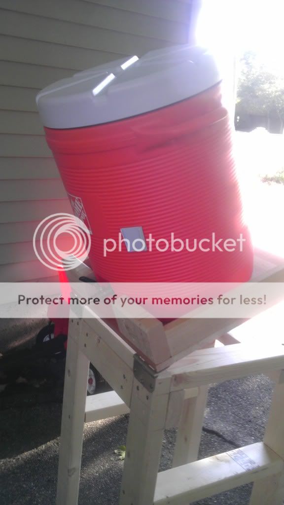 Tilting Mash Tun Stand | Homebrew Talk - Beer, Wine, Mead, & Cider ...