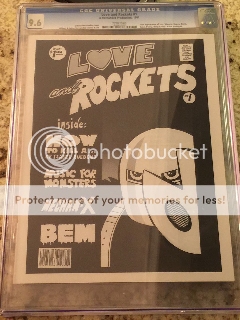 Love and Rockets #1 (1981) - Copper / Modern Age Only - CGC Comic Book ...