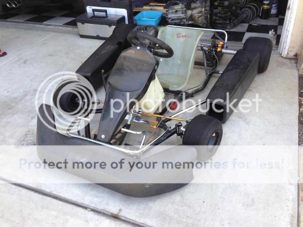 2002 CRG Blue Demon Kart, Yamaha KT100 $800